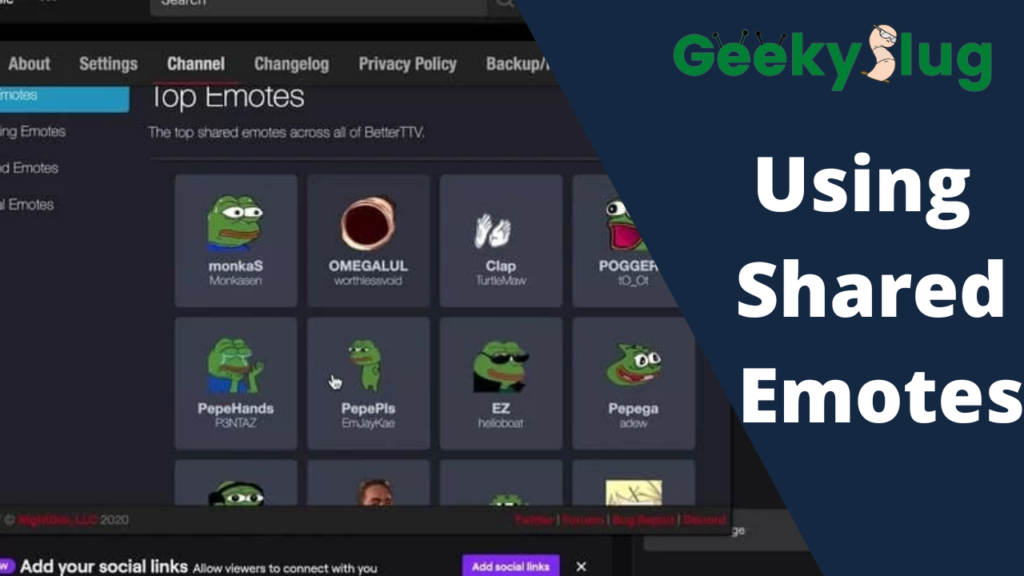 How To Use BTTV Emotes on YouTube — Geekyslug